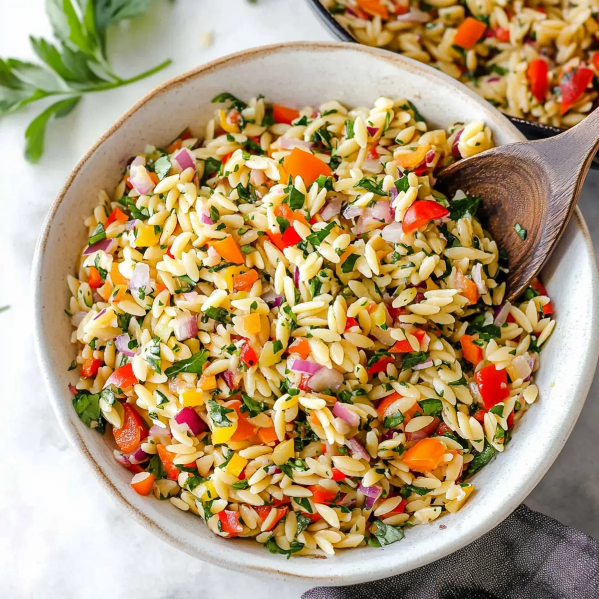 The Best Orzo Salad: Bright, Easy, and Bursting with Flavor - Simple ...